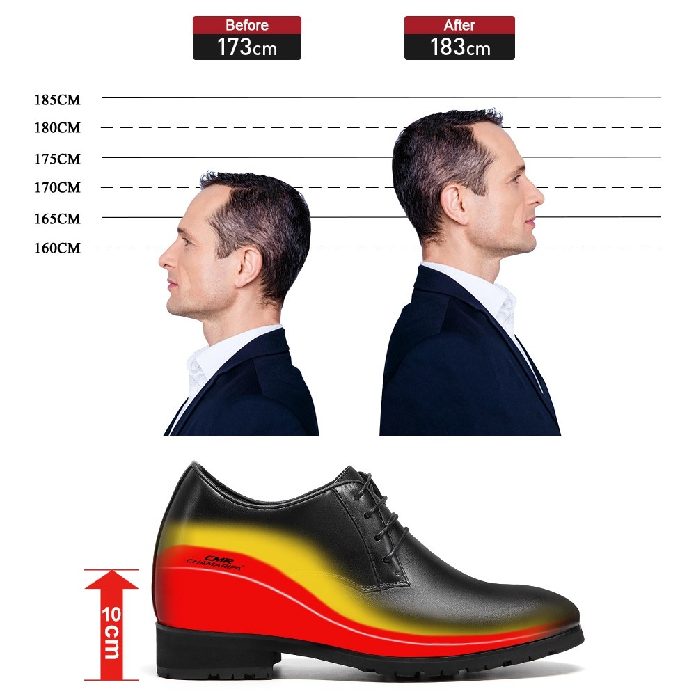 10CM Shoes - Elevator Shoes 10CM Stylish Dress Shoes 10CM/3.94Inch ...